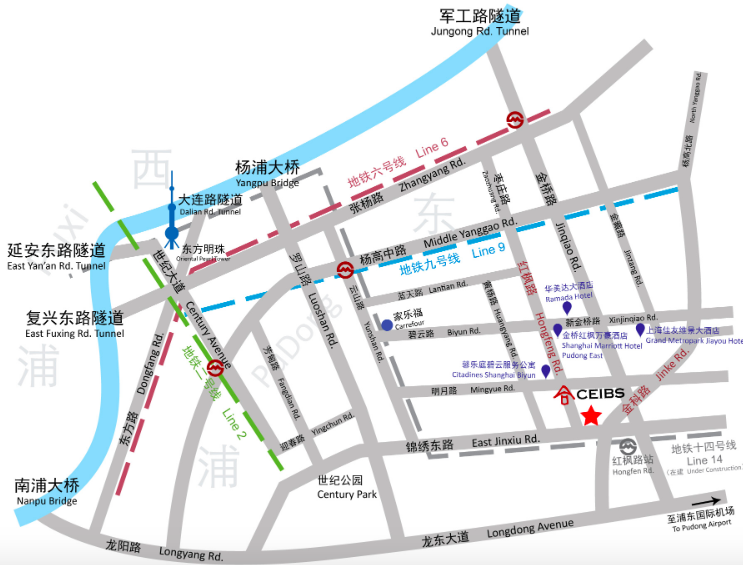 CEIBS Shanghai - Location, Map, Directions and Instructions for Arrival ...